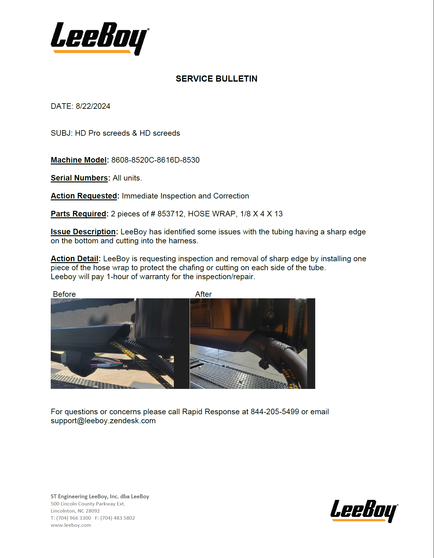 HD Pro screeds & HD screeds – LeeBoy